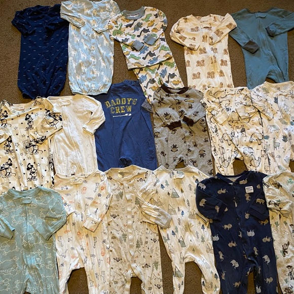Carter's | Pajamas | Baby Boy 69 Months Night Time Pjs Sleepers ...